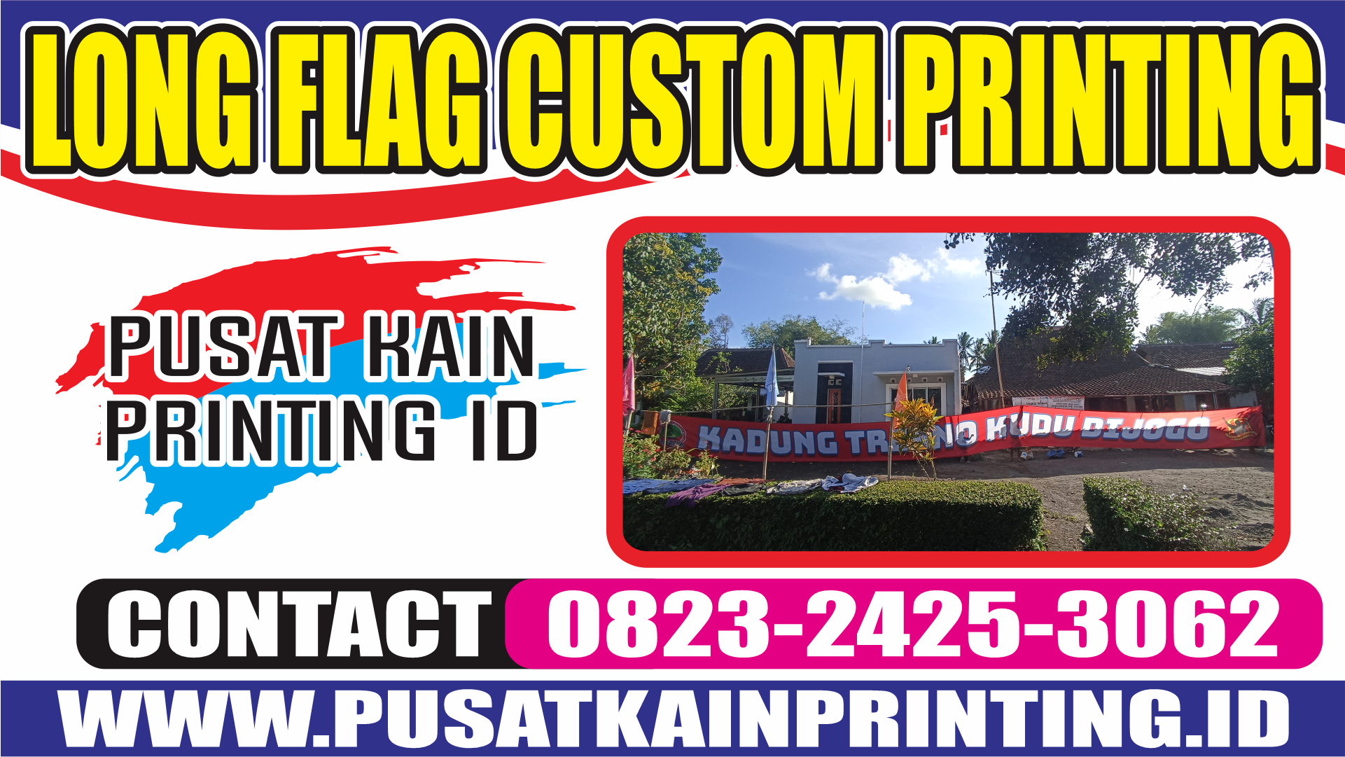 Solusi Tepat Cetak Bendera Custom Long Flag Suporter Ultras - PUSAT ...