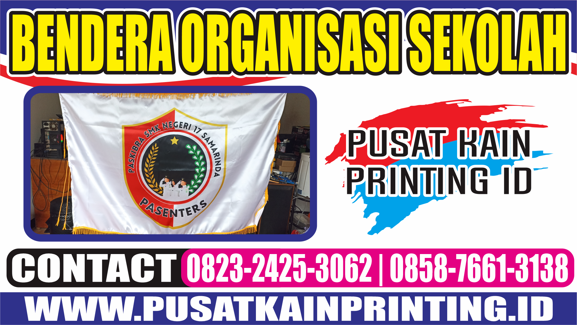 Jasa Pembuatan Bendera Sekolah: OSIS, Paskibra, dan Pramuka Berkualitas ...